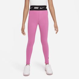 Nike Sportswear Favorites Leggings mit hohem Taillenbund für ältere Kinder (Mädchen) - Rot