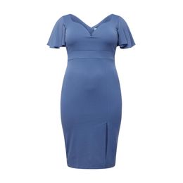 Wal G. Kleid 'PAYTON' Damen Gr&ouml;&szlig;e 48 rauchblau Winterkleid