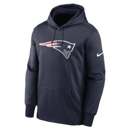 Nike Therma Prime Logo (NFL New England Patriots) Herren-Hoodie - Blau