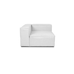 Home Deluxe Modulares Sofa VERONA -versch. Ausführungen - Linkes Ecksofa - hellgrau