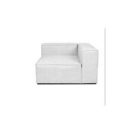 Home Deluxe Modulares Sofa VERONA -versch. Ausführungen - rechtes Ecksofa - hellgrau