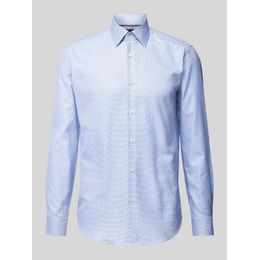BOSS Regular Fit Business-Hemd mit Allover-Muster Modell 'Joe'