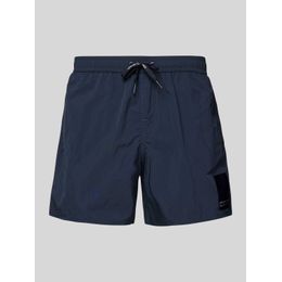 Armani Exchange Badehose mit Label-Patch