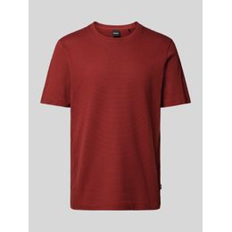 BOSS T-Shirt in unifarbenem Design Modell 'TIBURT'
