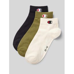 Champion Socken mit Logo-Detail Modell 'QUARTER SOCKS' im 3er-Pack