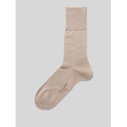 Falke Socken mit Label-Schriftzug Modell 'Tiago'