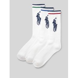 Polo Ralph Lauren Underwear Socken mit Logo-Print im 3er-Pack