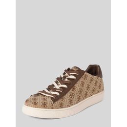 Guess Sneaker mit Allover Label-Muster Modell 'NOLA'