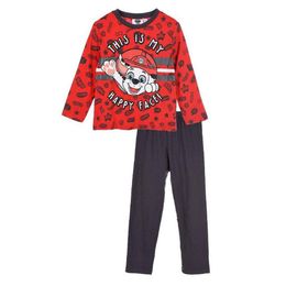 PAW PATROL Schlafanzug Marshall Kinder Jungen Pyjama langarm Nachtwäsche