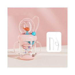 XDeer Babyflasche 220ML/350ml Wasserflaschen Trinklernbecher Baby Plastikbecher