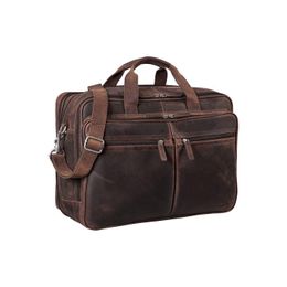 STILORD Laptoptasche "Gigantus" XXL Aktentasche Leder Laptoptasche