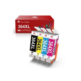 Toner Kingdom für HP 364 364XL XL Kompatibel mit OfficeJet Tintenpatrone (0
