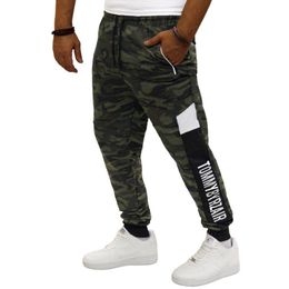 RMK Sporthose Herren Trainingshose Jogginghose Fitnesshose Camouflage Army Tarn Hose