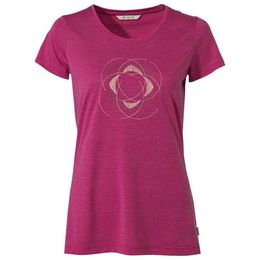 Vaude - Women's Skomer Print T-Shirt II - Funktionsshirt Gr 34 lila