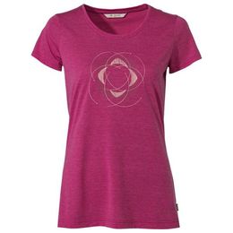 Vaude - Women's Skomer Print T-Shirt II - Funktionsshirt Gr 48 lila