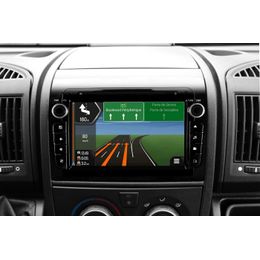 ESX VNC740-DBJ-4G Autoradio Bluetooth DAB+ für Fiat Citroën Peugeot Camper Einbau-Navigationsgerät (Europa