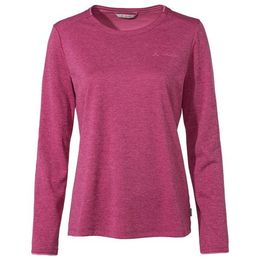 Vaude - Women's Essential L/S T-Shirt - Funktionsshirt Gr 36 rosa/lila