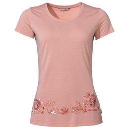 Vaude - Women's Skomer Print T-Shirt II - Funktionsshirt Gr 34 rosa
