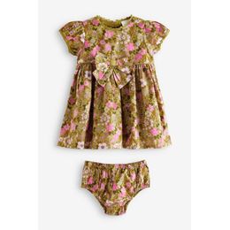 next Partykleid Festliches Baby-Kleid und Höschen mit Blumenmuster (2-tlg)
