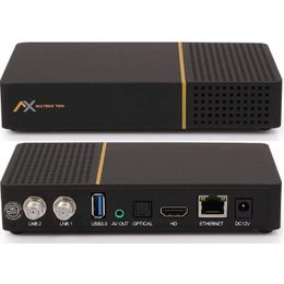 AX Multibox Twin SE - 4K UHD E2 Linux SAT-Receiver (PVR Aufnahmefunktion Timeshift