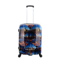 Saxoline® Koffer Spinner 4 Rollen TSA Gr. S/M/L/SET New York City