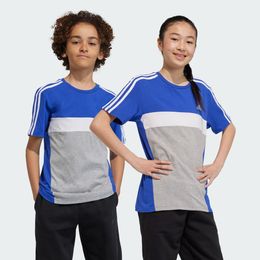 Adidas Tiberio 3-Streifen Colorblock Cotton Kids T-Shirt