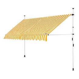 Detex Klemmmarkise Detex Klemmmarkise 400 cm breit Höhenverstellbar Handkurbel