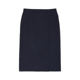 Tom Tailor Damen Jersey Rock, blau, Uni, Gr. 34