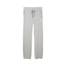 Tom Tailor Damen Pyjama Hose in Melange Optik, grau, Melange Optik, Gr. S/36