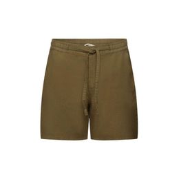 Esprit Shorts Twill-Shorts mit gesmokter Taille (1-tlg)