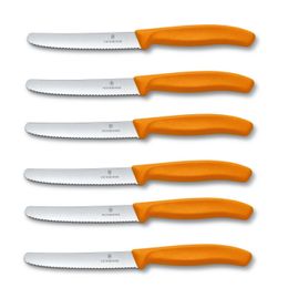 Victorinox Tafelmesser Tomatenmesser Swiss Classic Orange Brotzeitmesser