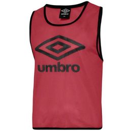 Umbro Funktionsshirt Umbro Training Bib Kinder Trainings-Leibchen Kennzeichnung-Hemd UMTK0125-B26 Fußball-Shirt Rot