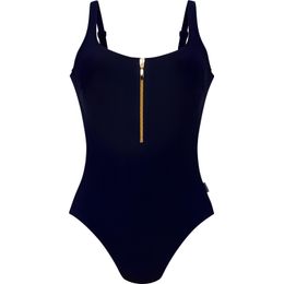 Rosa Faia Mix & Match Badeanzug, Reißverschluss, für Damen, blau, 44C