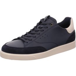 Ecco® Sneaker, Leder, Kontrastferse, für Herren, blau, 43