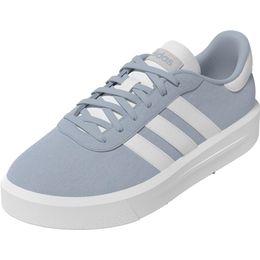 Adidas Sneaker "Court Silk", Leder, für Damen, blau, 40