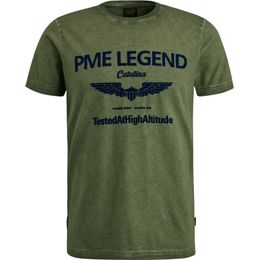 PME-Legend PME LEGEND T-Shirt, Baumwolle, Print-Motiv, für Herren, grün, XXL