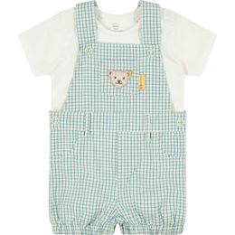 Steiff Bekleidungsset, 2-teilig, Baumwolle, für Babys und Kleinkinder, grün, 74
