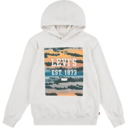 Levi's Levi's® Hoodie, Rippbündchen, für Kinder, weiß, 176