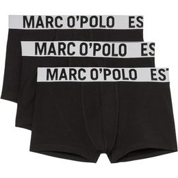 Marc O'Polo Marc O'Polo Essentials Pants, 3er-Pack, Logo-Bund, für Herren, schwarz, M