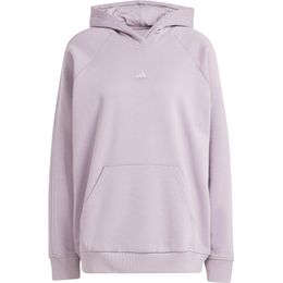 Adidas Hoodie "All SZN", Rippbündchen, für Damen, lila, L