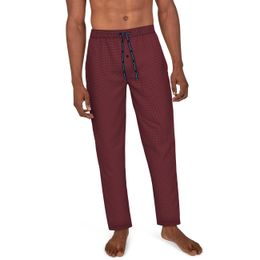 Tom Tailor Schlafanzug-Hose, Baumwolle, lang, für Herren, rot, 52