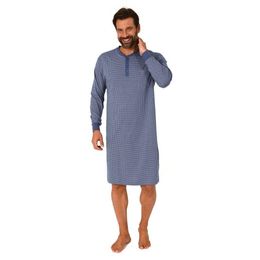 Normann Pyjama Normann Herren langarm Nachthemd
