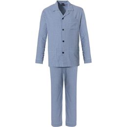 Robson Pyjama Herren Schlafanzug geknöpft (2 tlg) Baumwolle auch in großen Größen