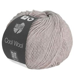 Lana Grossa Lana Grossa - Cool Wool Melange 1426 graubeige Häkelwolle