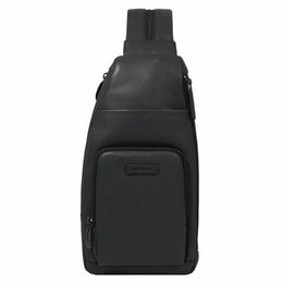 Piquadro Modus Umhängetasche RFID Schutz Leder 18 cm nero