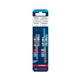 Bosch Expert HEX-9 HardCeramic + HEX-9 MultiConstruction Bohrer-Satz, Ø 8mm 2-teilig Materialeignung: Mehrzweck, Beton, Fliesen, Holz, Kunststoff, Mauerwerk, Metall, Stahl, Stein Werkzeugaufnahme: Standard-Bohrfutter, Sechskant 6,3mm (1/4") Anzahl: 2-teiliges Set Enthaltene Größen: 8mm