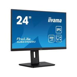 iiyama ProLite XUB2492QSU-B1, LED-Monitor 60.5 cm (23.8 Zoll), schwarz (matt), WQHD, IPS, AMD Free-Sync, 100Hz Panel