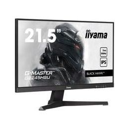 iiyama G-Master G2245HSU-B1, LED-Monitor 55 cm (21 Zoll), schwarz, FullHD, IPS, AMD Free-Sync, 100Hz Panel Sichtbares Bild: 55 cm (21 Zoll) Auflösung: 1920 x 1080 Pixel Reaktionszeit: 1 ms (MPRT) Format: 16:9