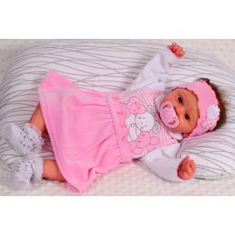 La Bortini Druckkleid Baby Kleid warm und weich Erstlingskleid 44 50 56 62 68 74 Babykleid