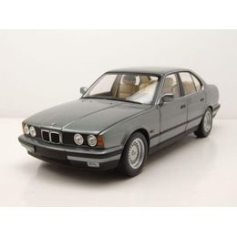 Minichamps Modellauto BMW 5er 535i E34 1988 grau metallic Modellauto 1:18 Minichamps